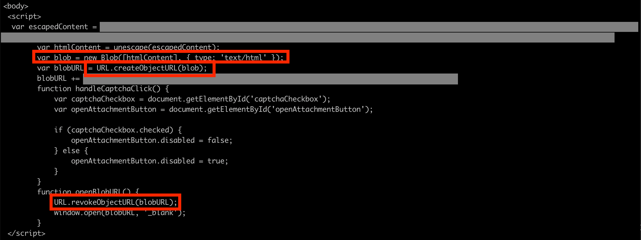 HTML smuggling: How malicious actors use JavaScript and HTML to fly ...