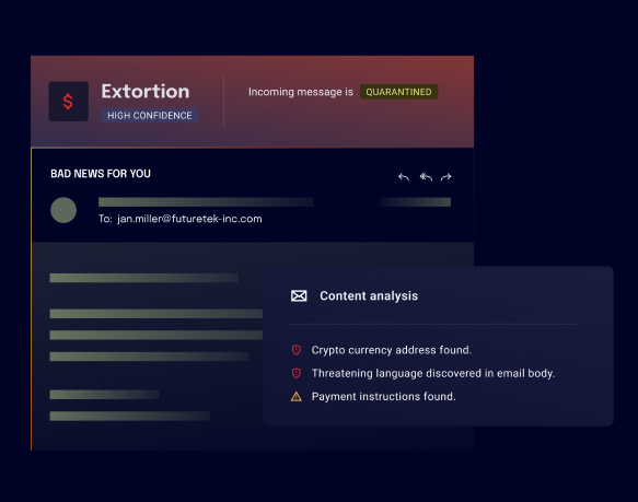 Prevent extortion scams | xorlab